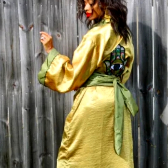 Sun Gods | Intimates & Sleepwear | Sun Gods Gold Hamsa Back Embellished ...